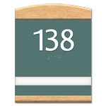 Briggs Sign Store | room number signs traditional sign styles