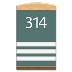 Briggs Sign Store | room number signs traditional sign styles