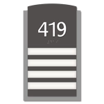 Briggs Sign Store | room number signs windsor sign styles