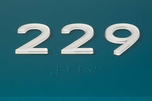 Briggs Sign Store | room number sign room number signs flexia angulate ...